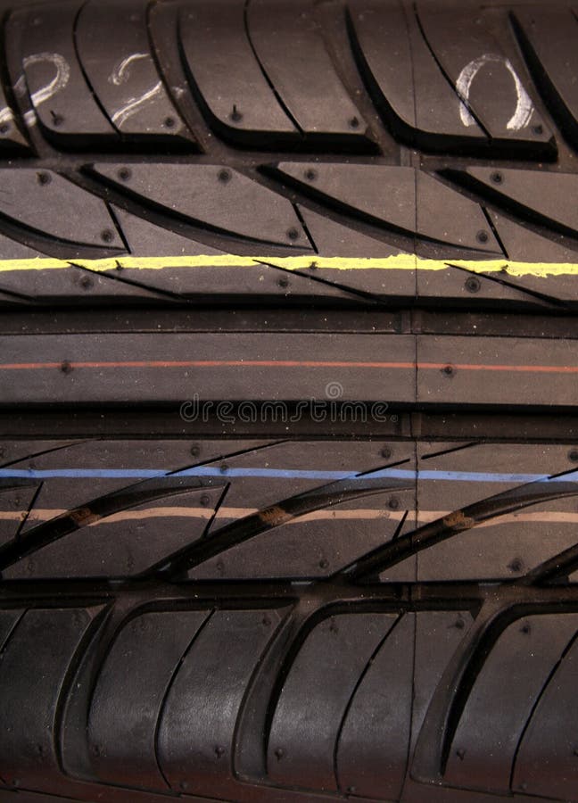New car tires stripes stock image. Image of tire, racing - 34098907