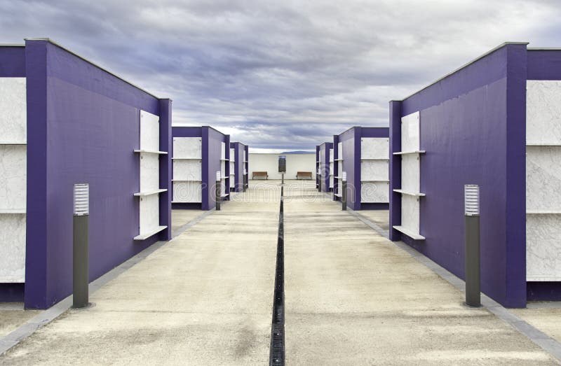 New cementery stock image. Image of lonely, vivid, cemetery - 27497887