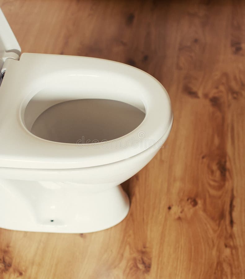New Ceramic Toilet Bowl at Home Stock Photo - Image of bathroom ...