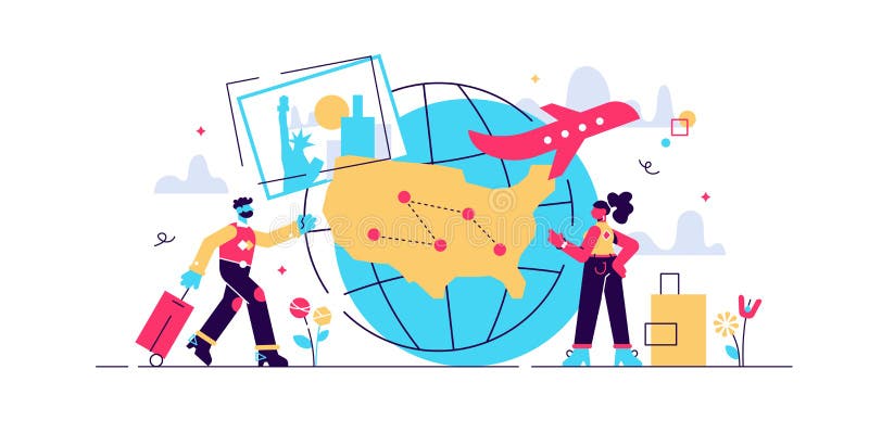 Going on holiday stock illustration. Illustration of hand - 43579433