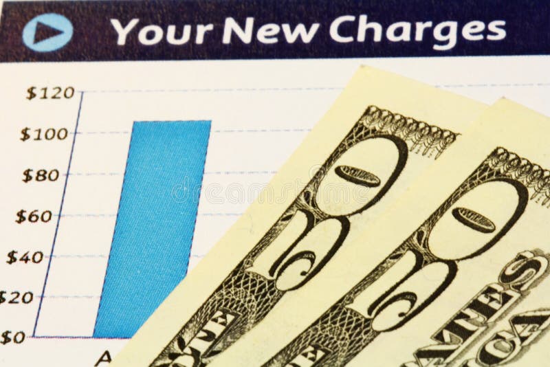 New Charges Chart with U.S. Dollars Stock Photo - Image of cash, fifty ...