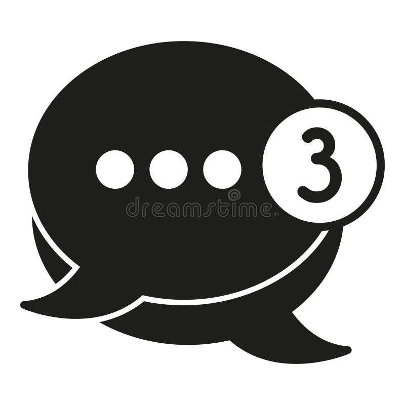 New Chat Icon Simple Vector. Media Network Stock Vector - Illustration ...