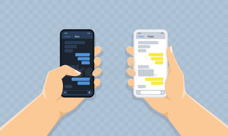 New Sms Notification on Mobile Phone , Smartphone Screen with New ...