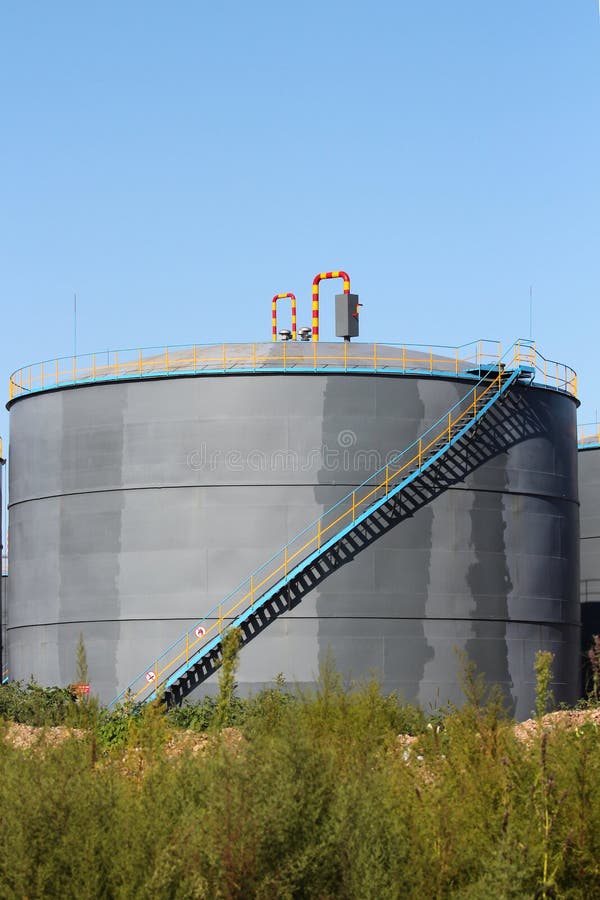 New chemical storage tank stock image. Image of energy - 36299145