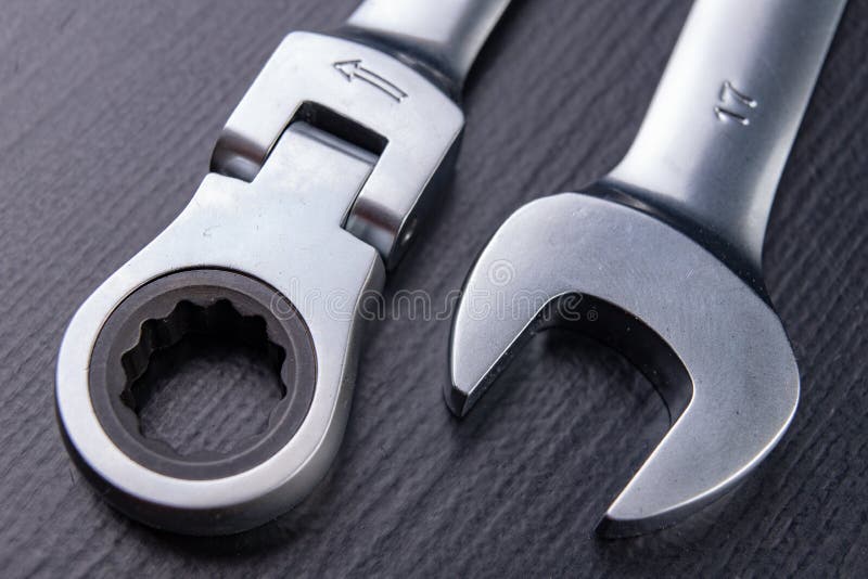 New Chrome-plated Key Ring with Latch. Accessories for a Mechanic on a ...