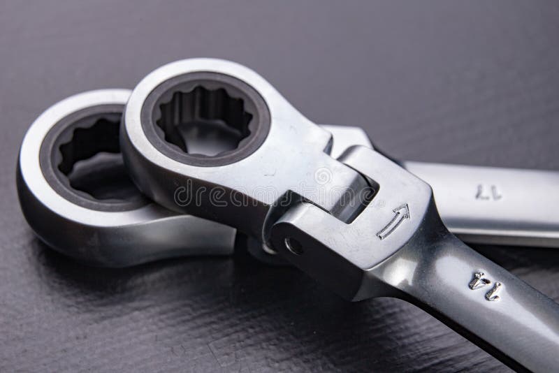 New Chrome-plated Key Ring with Latch. Accessories for a Mechanic on a ...