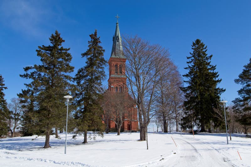 New Church of Sipoo, Sipoo, Finland. Stock Photo - Image of church ...