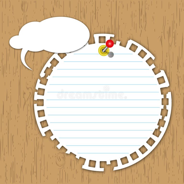 New circle pad stock illustration. Illustration of list - 22742433