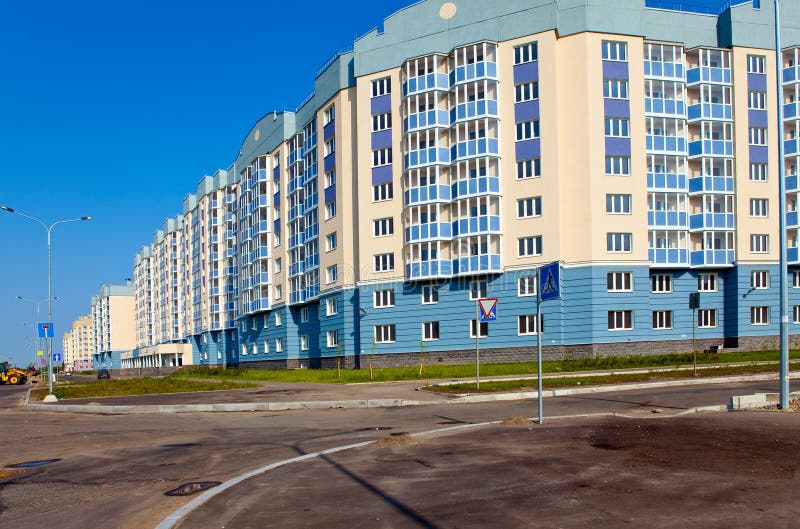 New city area. stock photo. Image of house, project, urban - 18133228