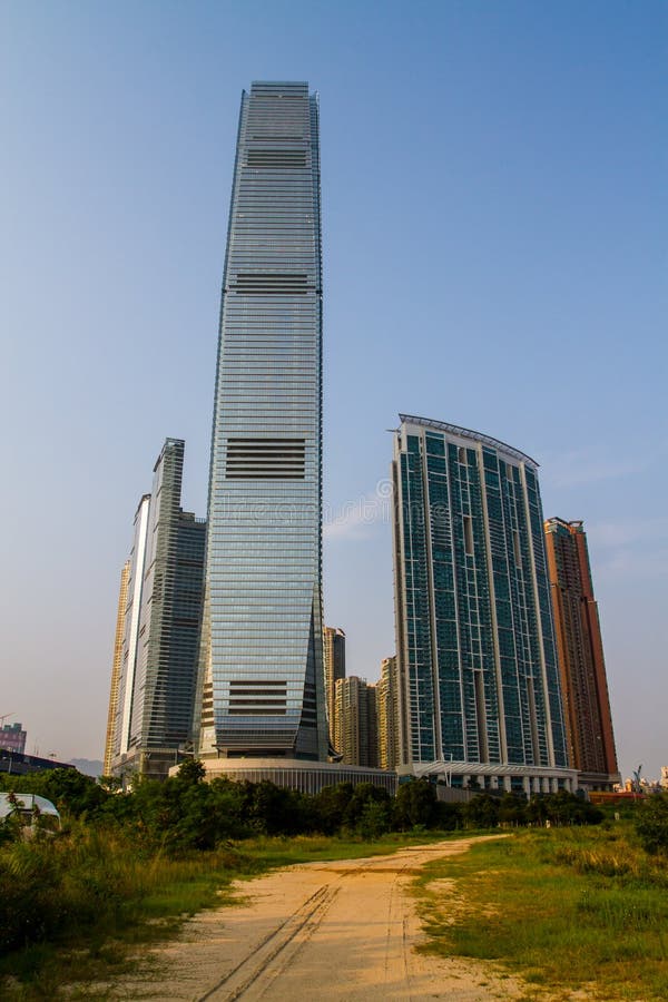 New City Development in Hong Kong Stock Image - Image of background ...