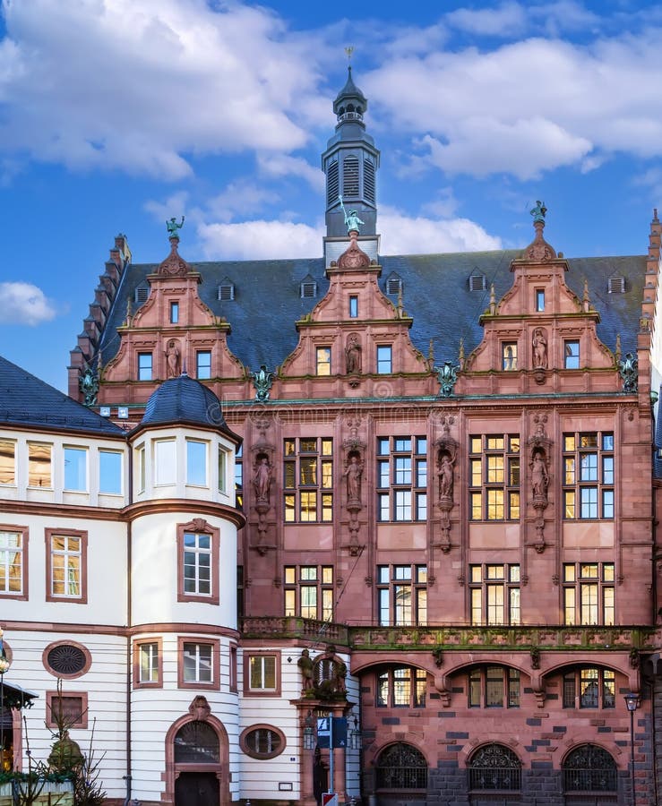 New City Hall, Frankfurt, Germany Editorial Image - Image of german ...