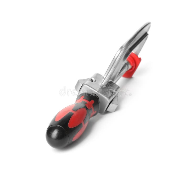 New Clamp Isolated on White. Stock Image - Image of improvement, home ...