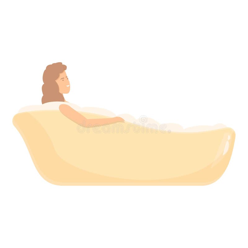 New Clean Bath Icon Cartoon Vector. Water Bathroom Stock Vector ...