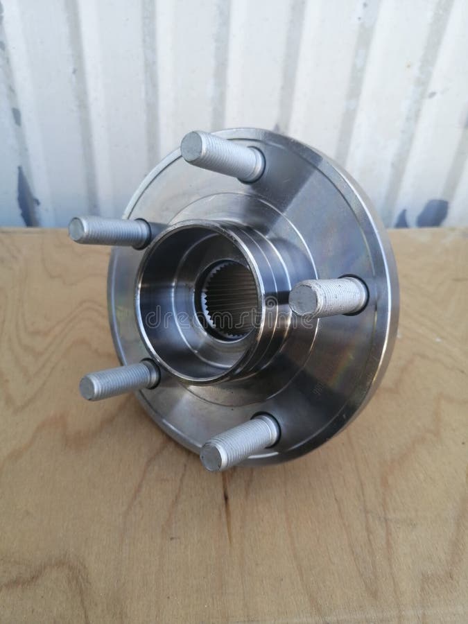 New Car Hub for Repair and Replacement Stock Photo - Image of color ...