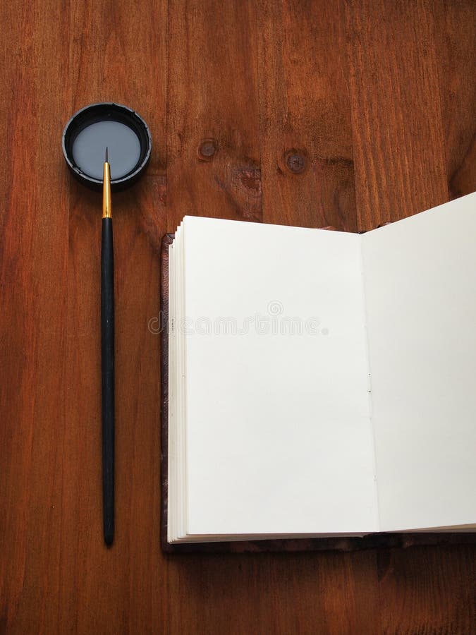 Clean Sheet of Notebook Close Up, Place for Text, School Notebook ...