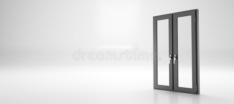 New Clear and Clean PCV Windows on Sunny Sky Stock Photo - Image of ...