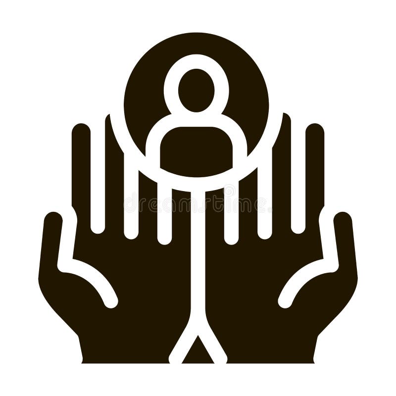 New Client Icon Vector Glyph Illustration Stock Vector - Illustration ...