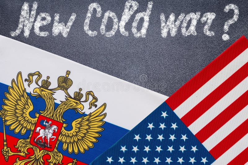 New Cold War Text Written on Chalkboard Stock Photo - Image of angry ...