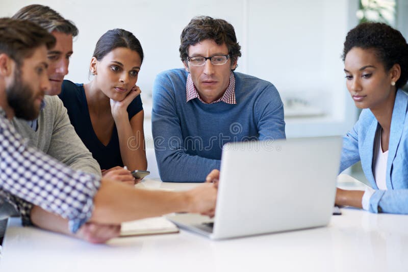 This is New...colleagues in a Business Meeting. Stock Image - Image of ...