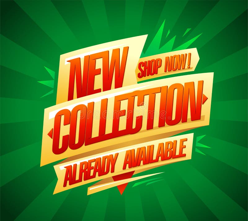 New Arrival, New Collection Signs. Stock Vector - Illustration of ...