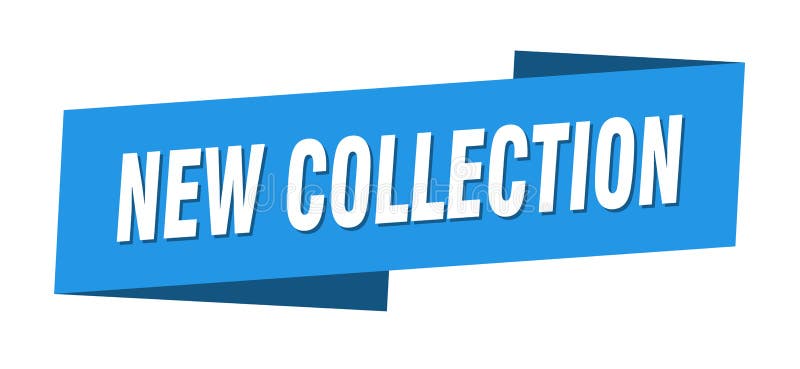 New Collection Banner Template. New Collection Ribbon Label Stock ...
