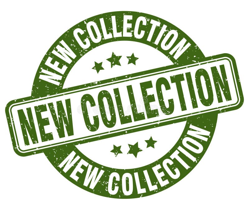 New Collection Stamp. New Collection Label. Round Grunge Sign Stock ...