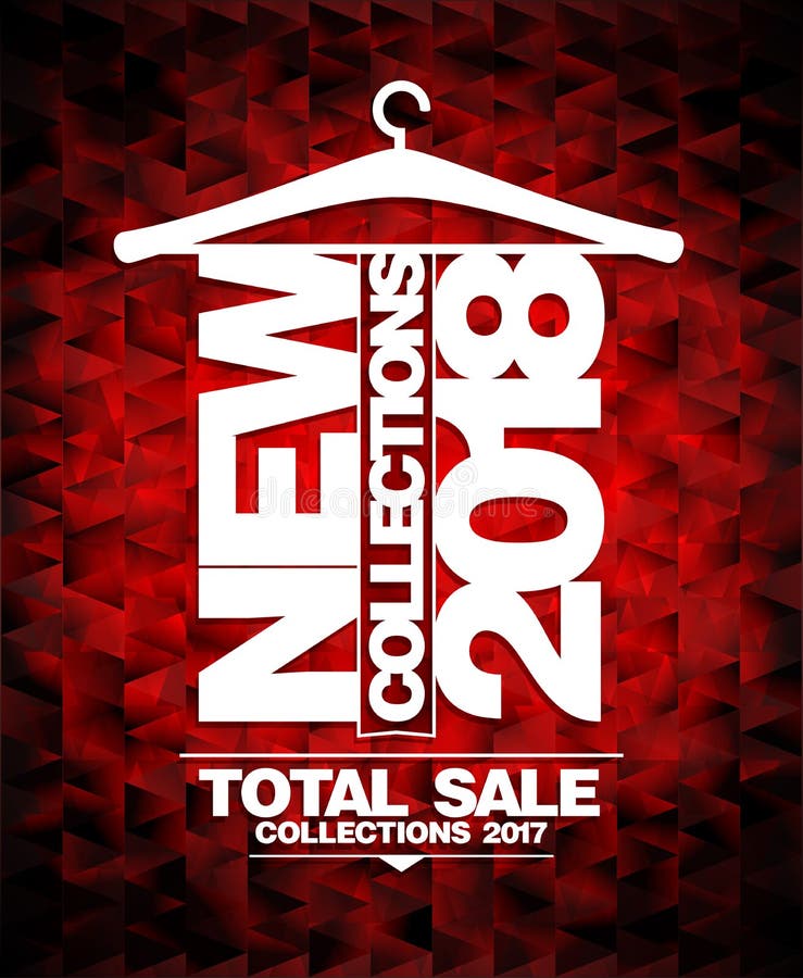 New Collections 2018 Vector Banner Stock Vector - Illustration of ...