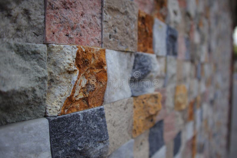 New Colored Wall Made from New Cutted Stone. Texture Pattern Structued ...