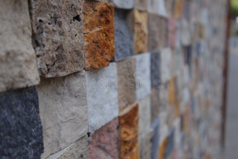 New Colored Wall Made from New Cutted Stone. Texture Pattern Structued ...