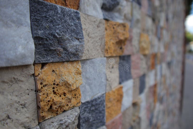 New Colored Wall Made from New Cutted Stone. Texture Pattern Structued ...