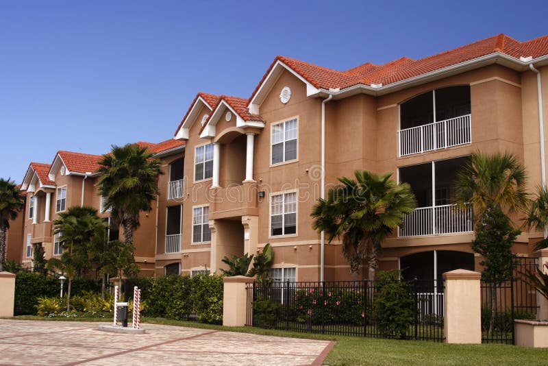 Colorful Condos stock image. Image of homes, terra, tropics - 58855