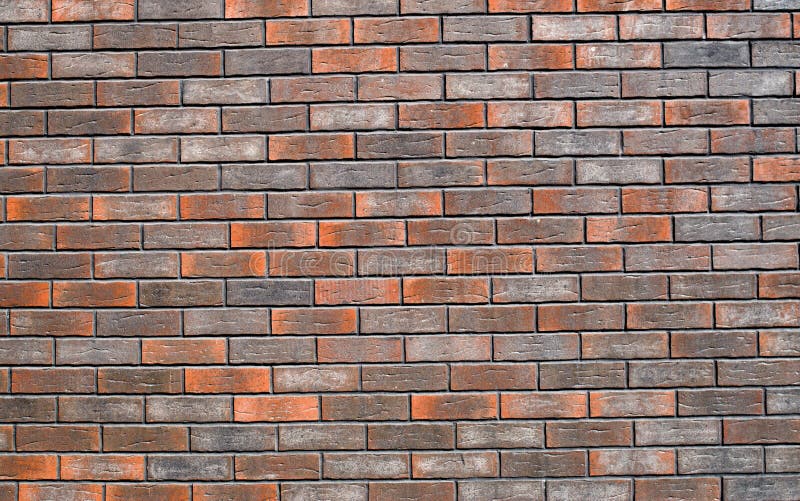 New Colorful Decorative Brick Wall Close Stock Photo - Image of brick ...