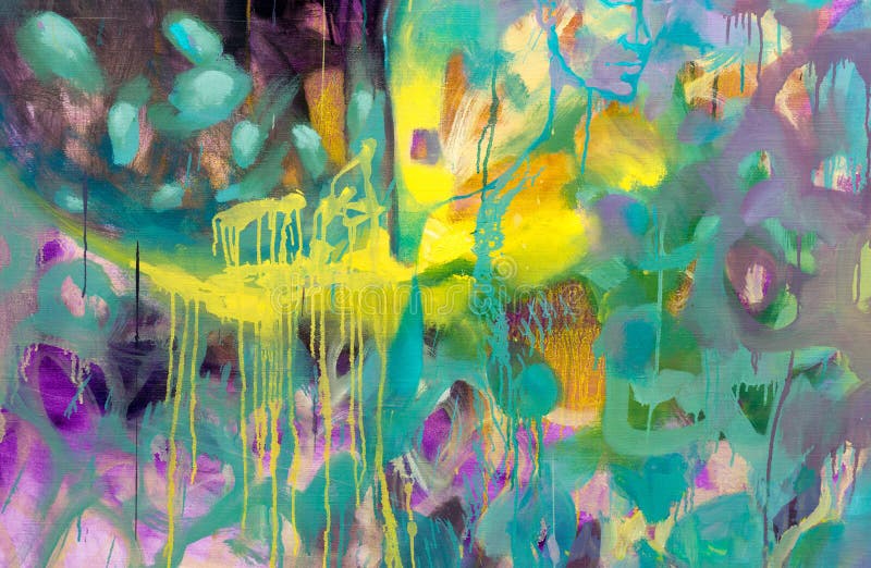 New Colourful Texture for Your Personal Project Work. Stock Image ...