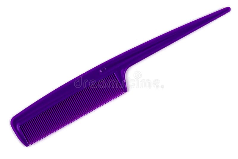 White Comb Isolated on White Background Stock Image - Image of path ...