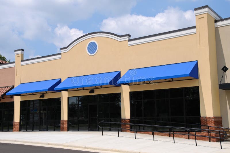 New Commercial Store Front stock photo. Image of store - 10806132