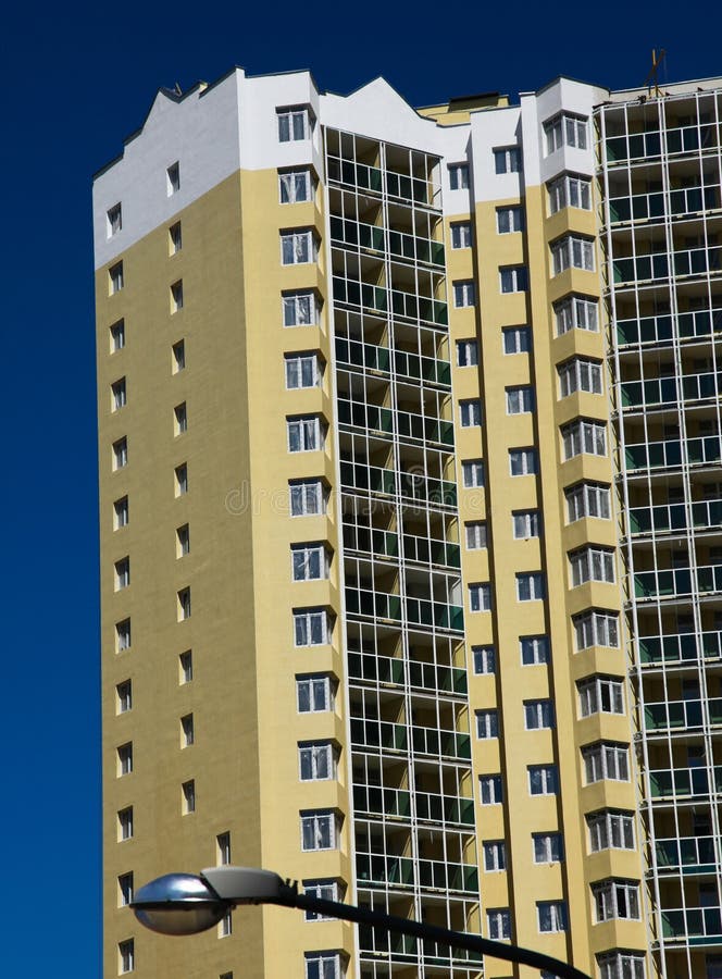 New Complex of Residential Buildings Stock Photo - Image of frame ...