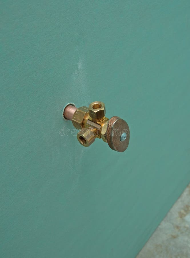 Plumbing - Compression Fitting Stock Image - Image of renovation, pipes ...