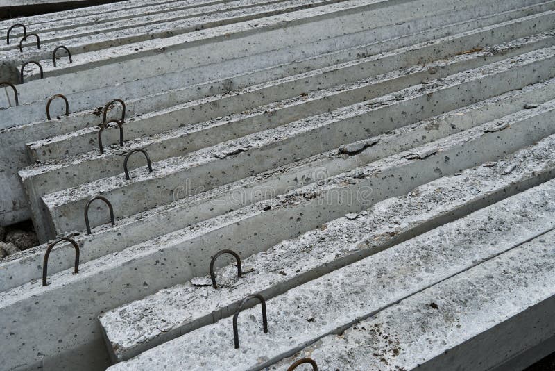 New Concrete Blocks and Curbs for Road Construction Stock Image - Image ...