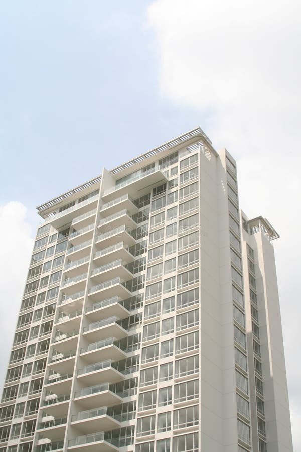New Condominium High Rise stock image. Image of exterior - 4033763