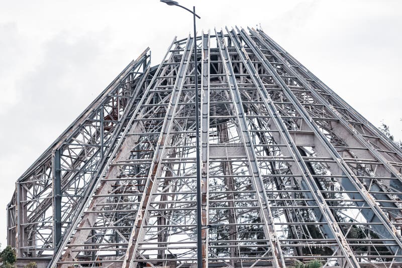 New Cone-shaped Residential Development Stock Photo - Image of concrete ...