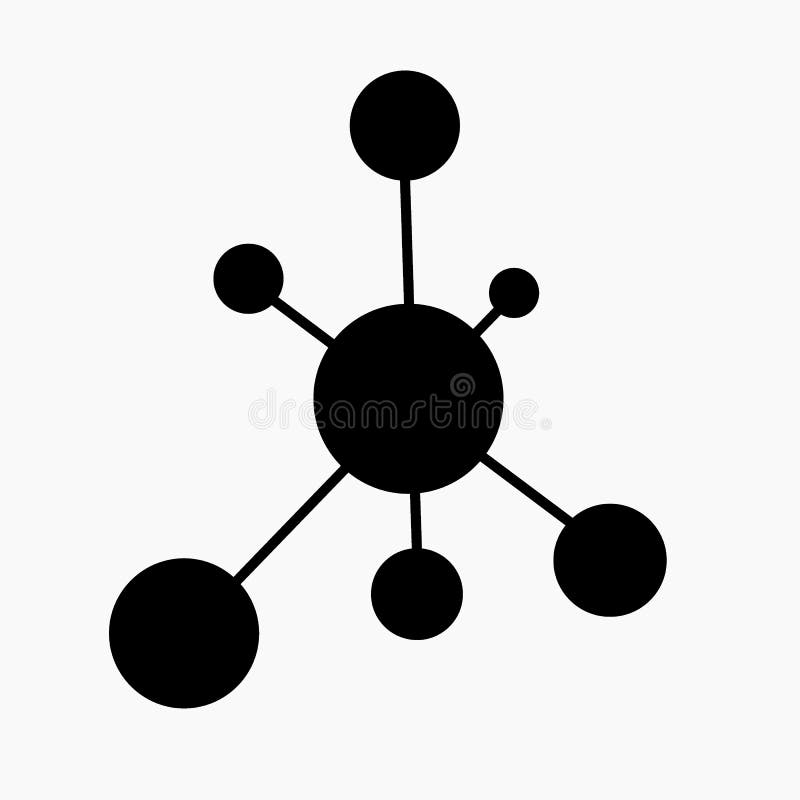 New Connections Vector Icon Stock Vector - Illustration of abstract ...