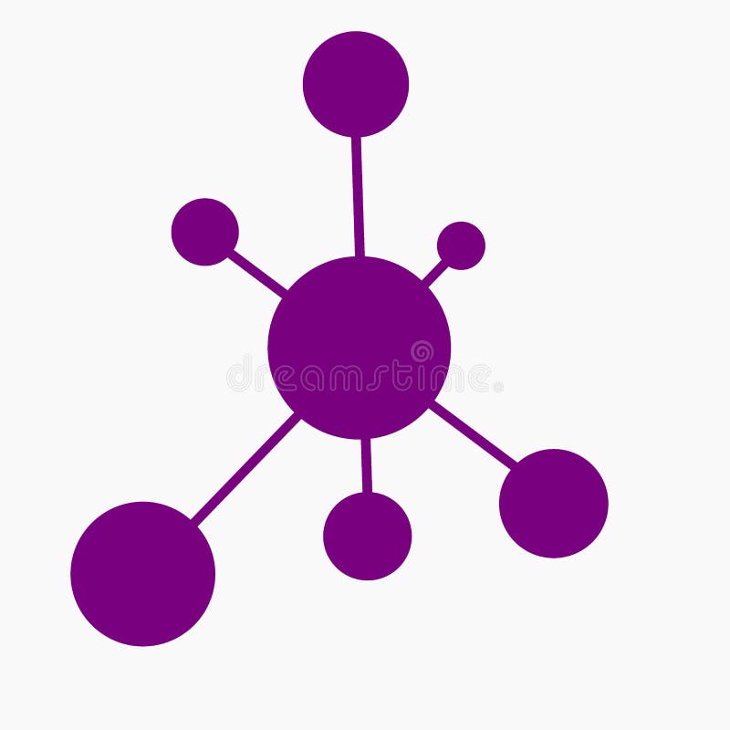 New Connections Vector Icon Stock Vector - Illustration of data ...