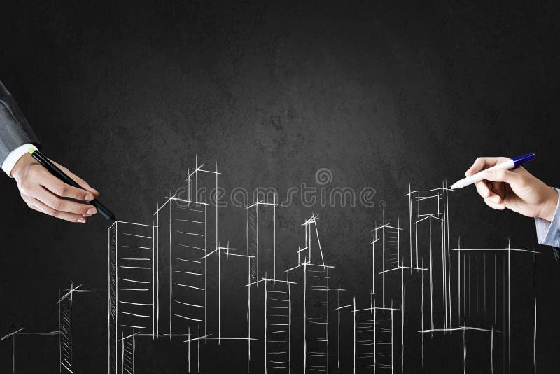 New Construction Development Project Stock Photo - Image of designer ...