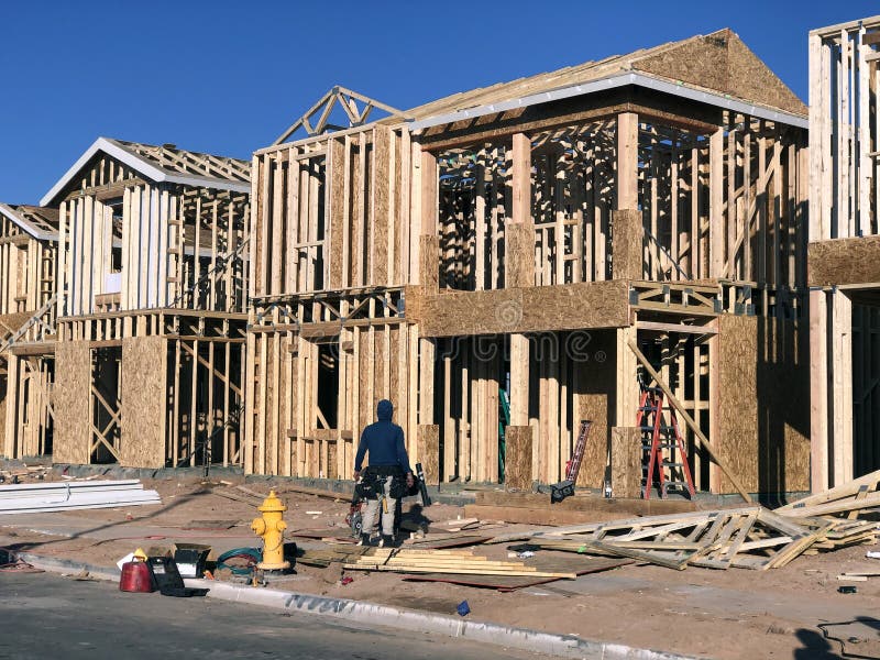 New Construction in Progress. Editorial Stock Image - Image of ...