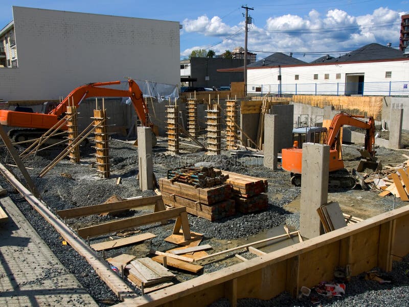 New construction site stock photo. Image of lumber, building - 2362058