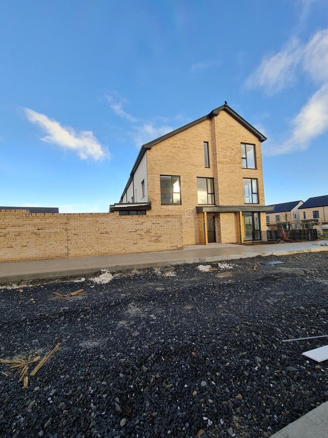 New Construction Site in Baldoyle, Dublin 13, Ireland Stock Photo ...