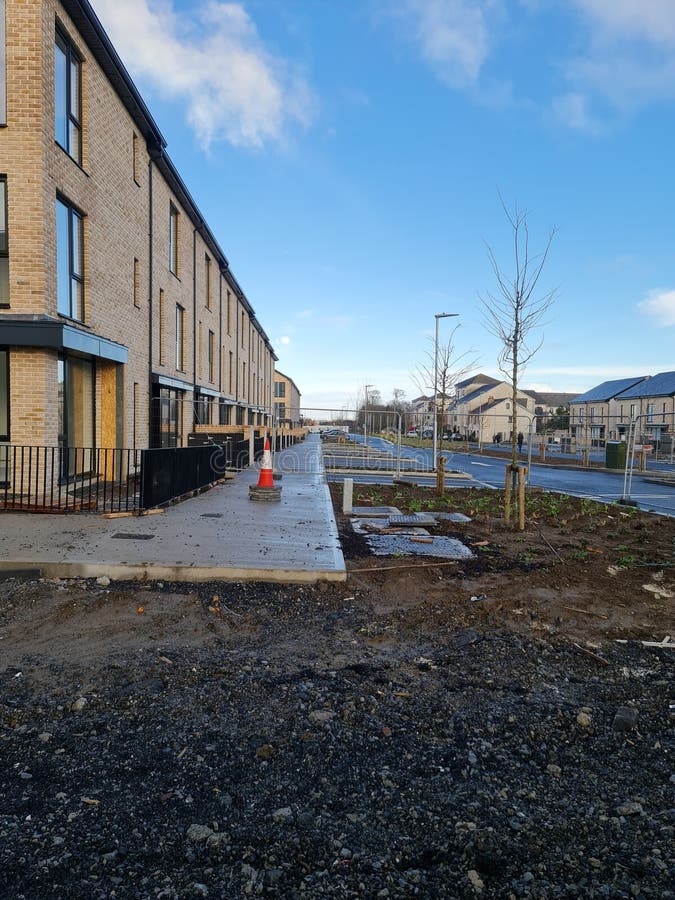 New Construction Site in Baldoyle, Dublin 13, Ireland Stock Photo ...
