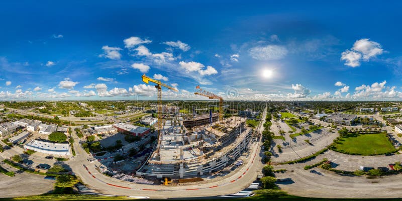 New Construction Site Pompano Beach FL Editorial Image - Image of site ...