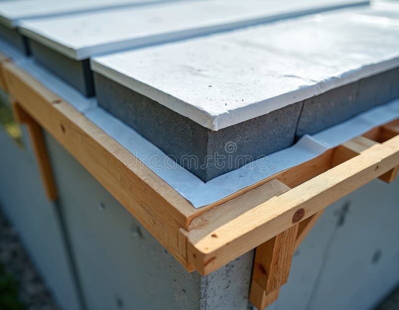 New Construction Site Waterproofing. Modern Insulation System ...