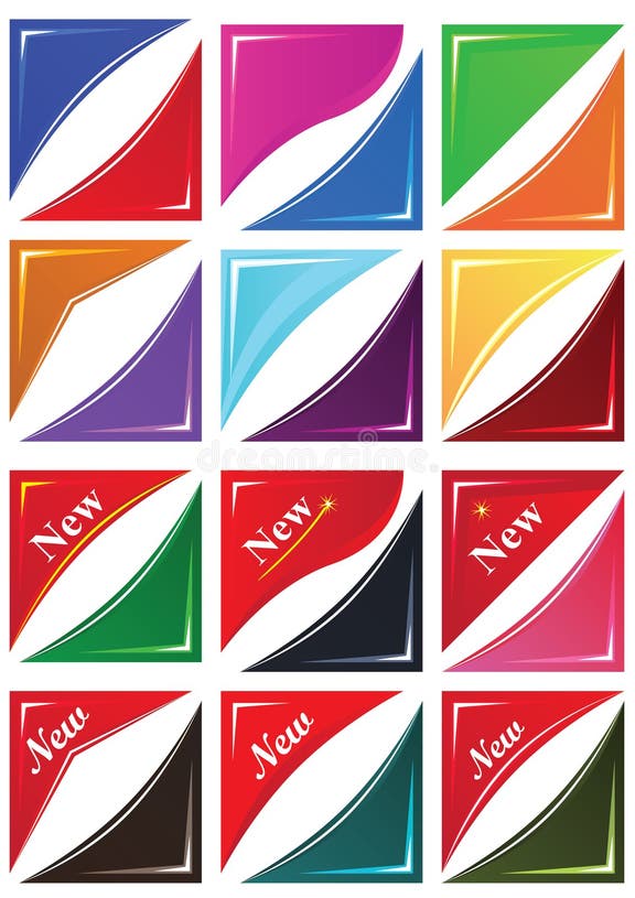 Corner Elements Stars Stock Illustrations – 737 Corner Elements Stars ...